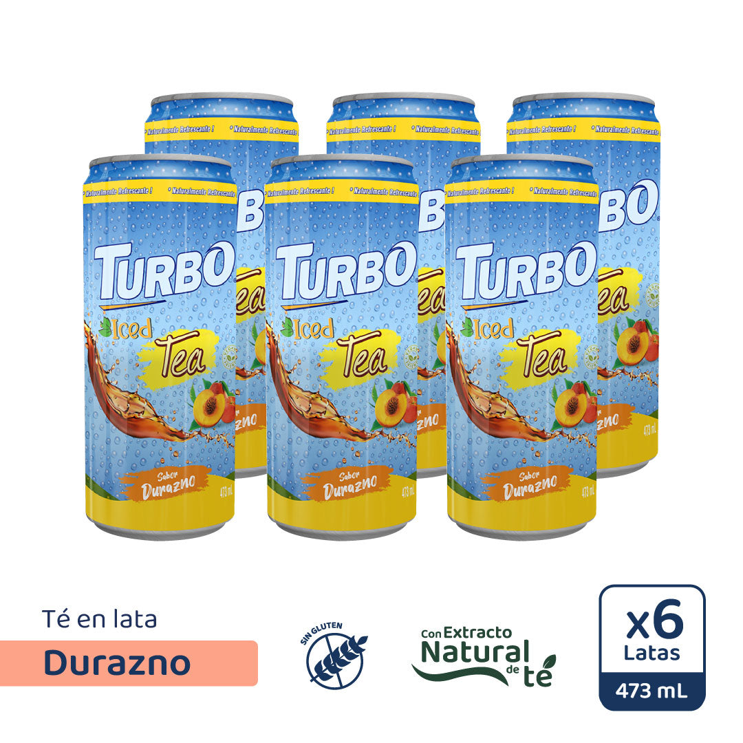 Turbo Iced Tea Lata 473 ml | Té helado listo para beber – Tienda Turbo