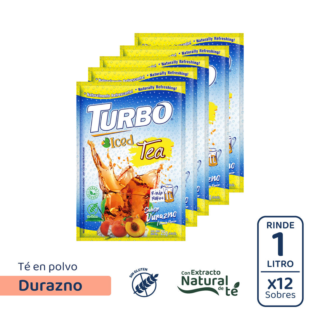 Turbo Iced Tea 1L | Té helado en polvo fácil, fresco y rápido – Tienda ...
